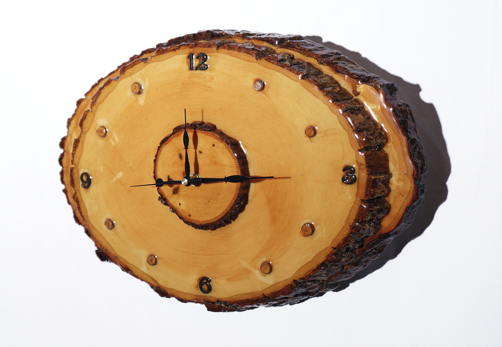 Classic Oak Wood Clock - Etsy