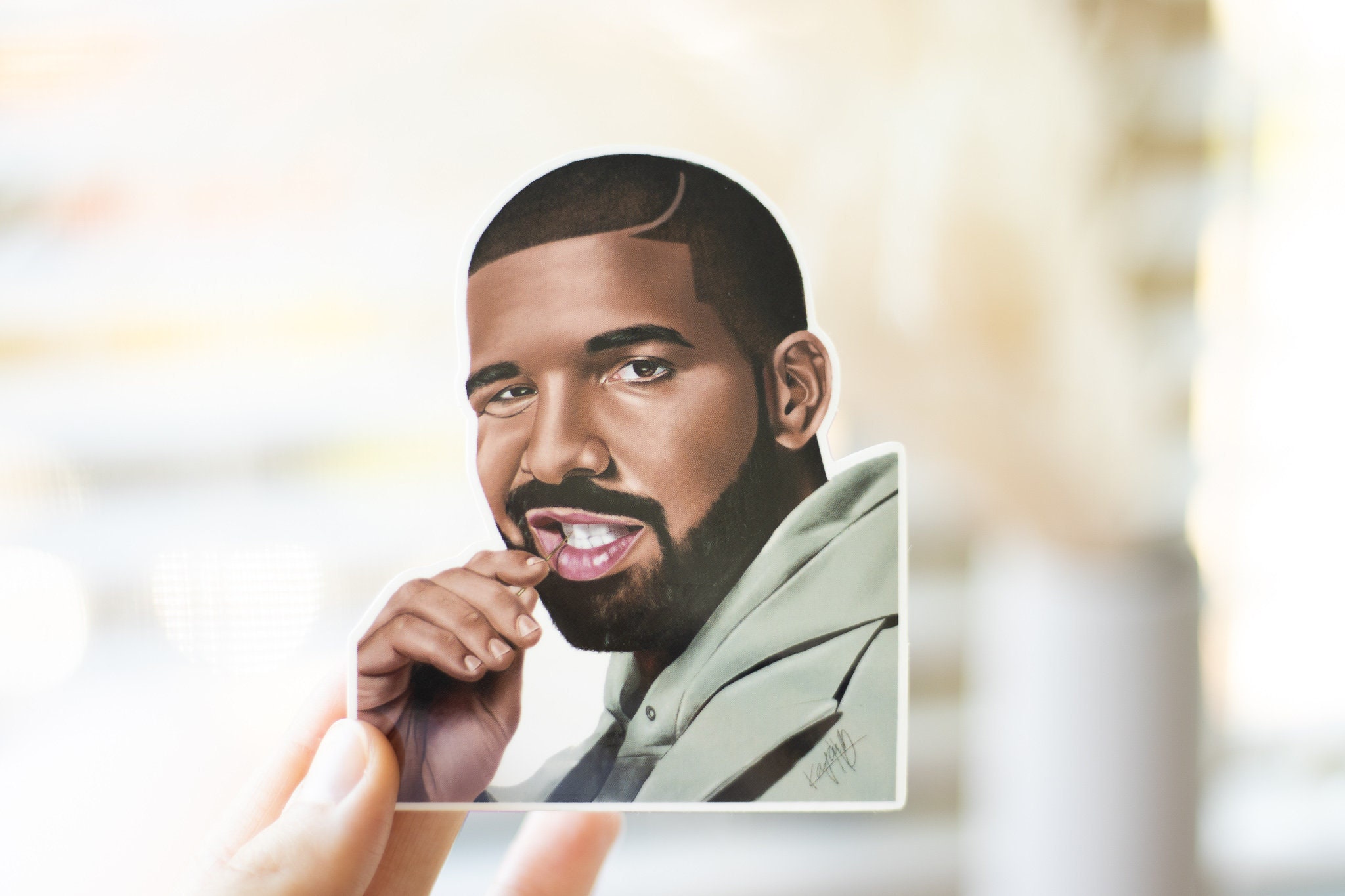 Drake Vinyl Sticker Drake Sticker Drake ovo Sticker Rapper | Etsy