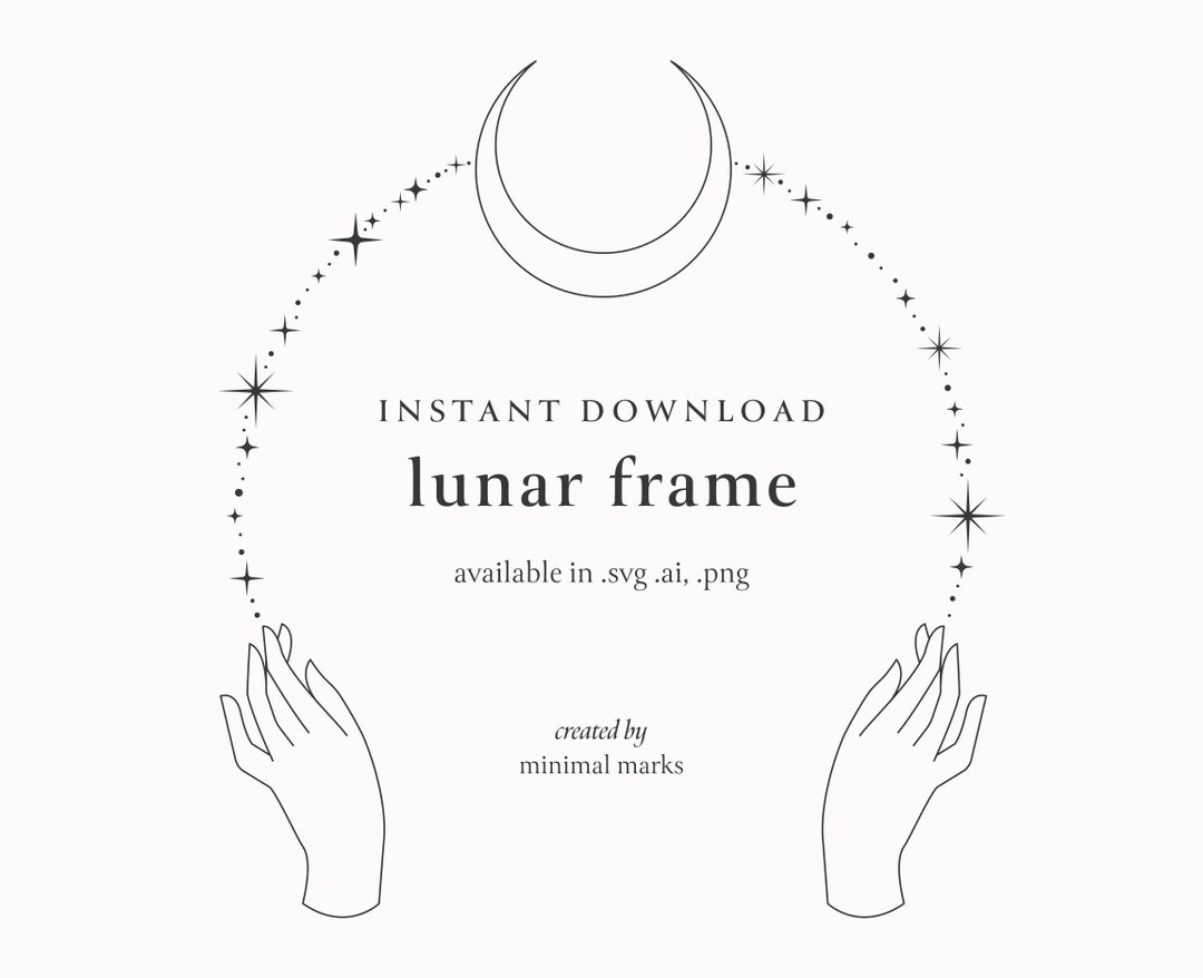 Celestial Frame SVG, Stars and Sparkles Wreath Vector, Galaxy ...
