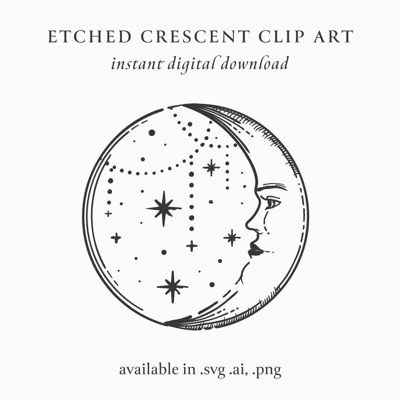 Hand Drawn Logo Witch - Etsy