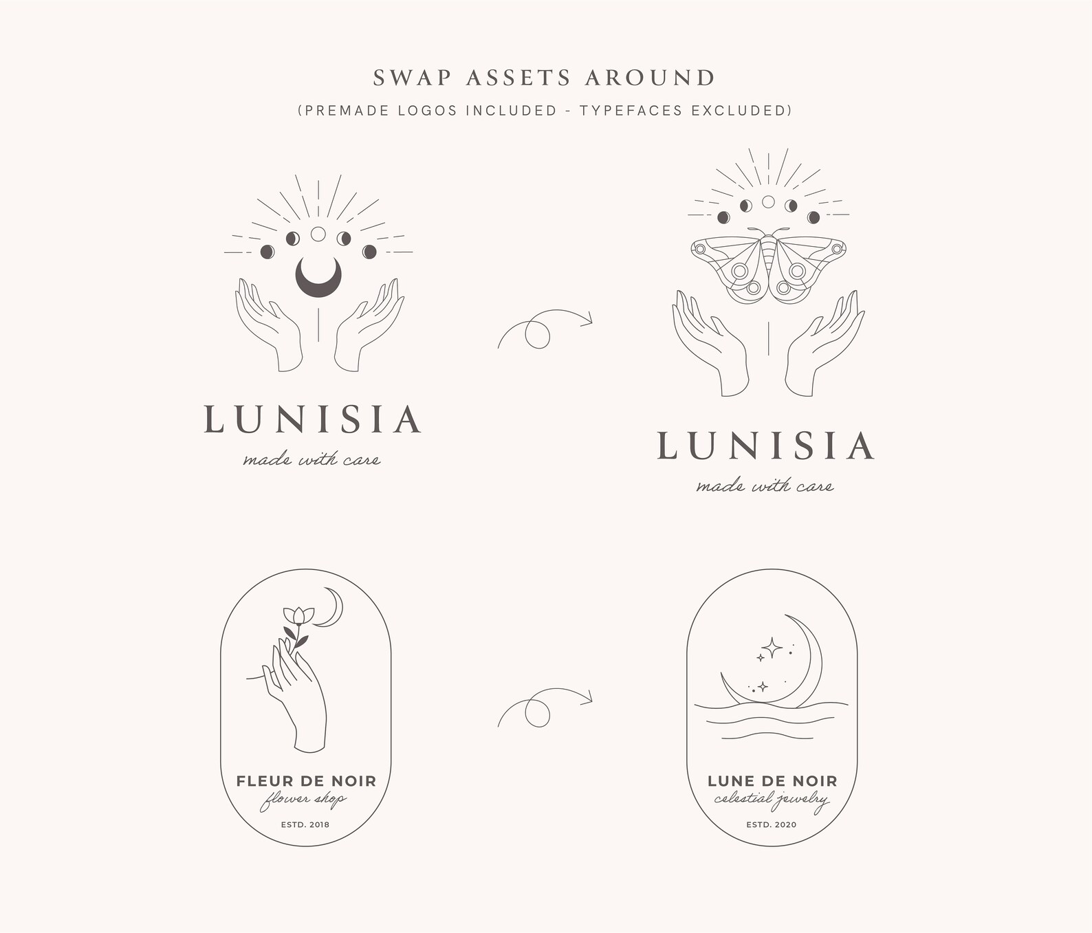 Celestial Vector Icons Digital Download Cricut Illustrator - Etsy