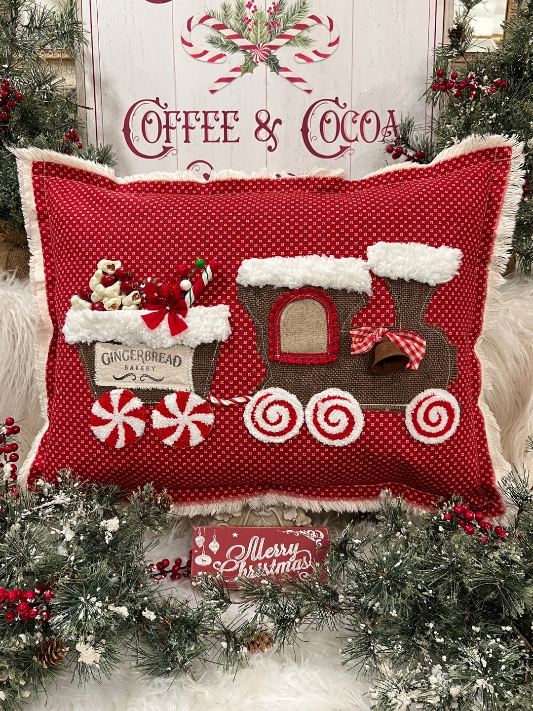 Sold With Insert Preorders gingerbread Bakery Train With - Etsy