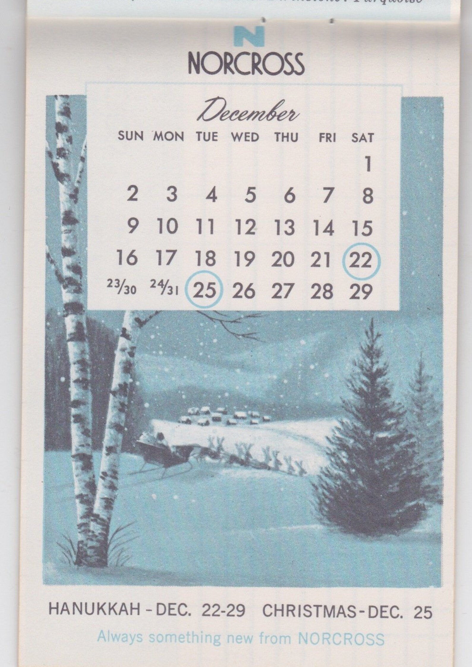 Vintage 1962 Norcross Blue Book Calendar With Easel Back - Etsy