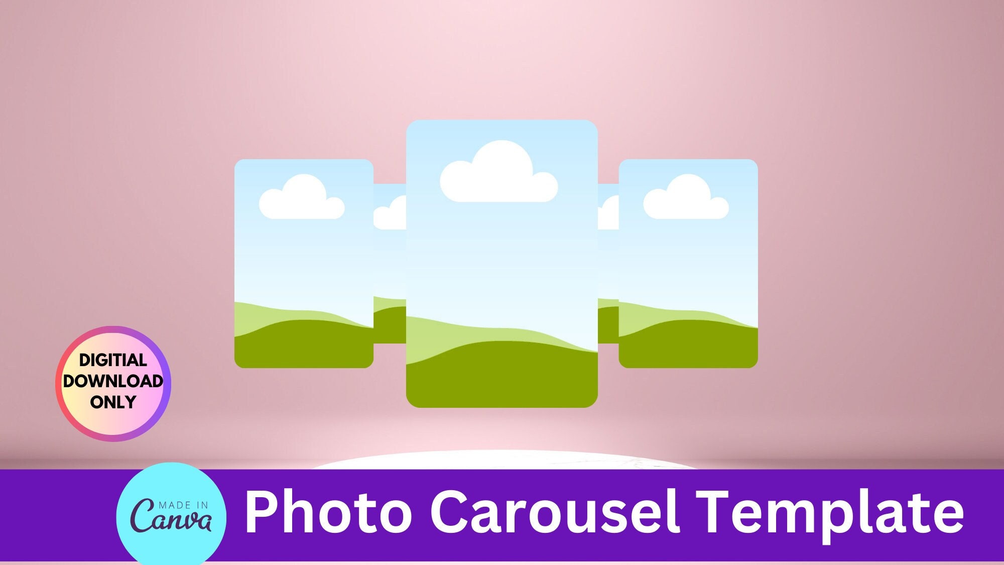 Editable Canva | Photo Carousel Template | Instant Download - Etsy