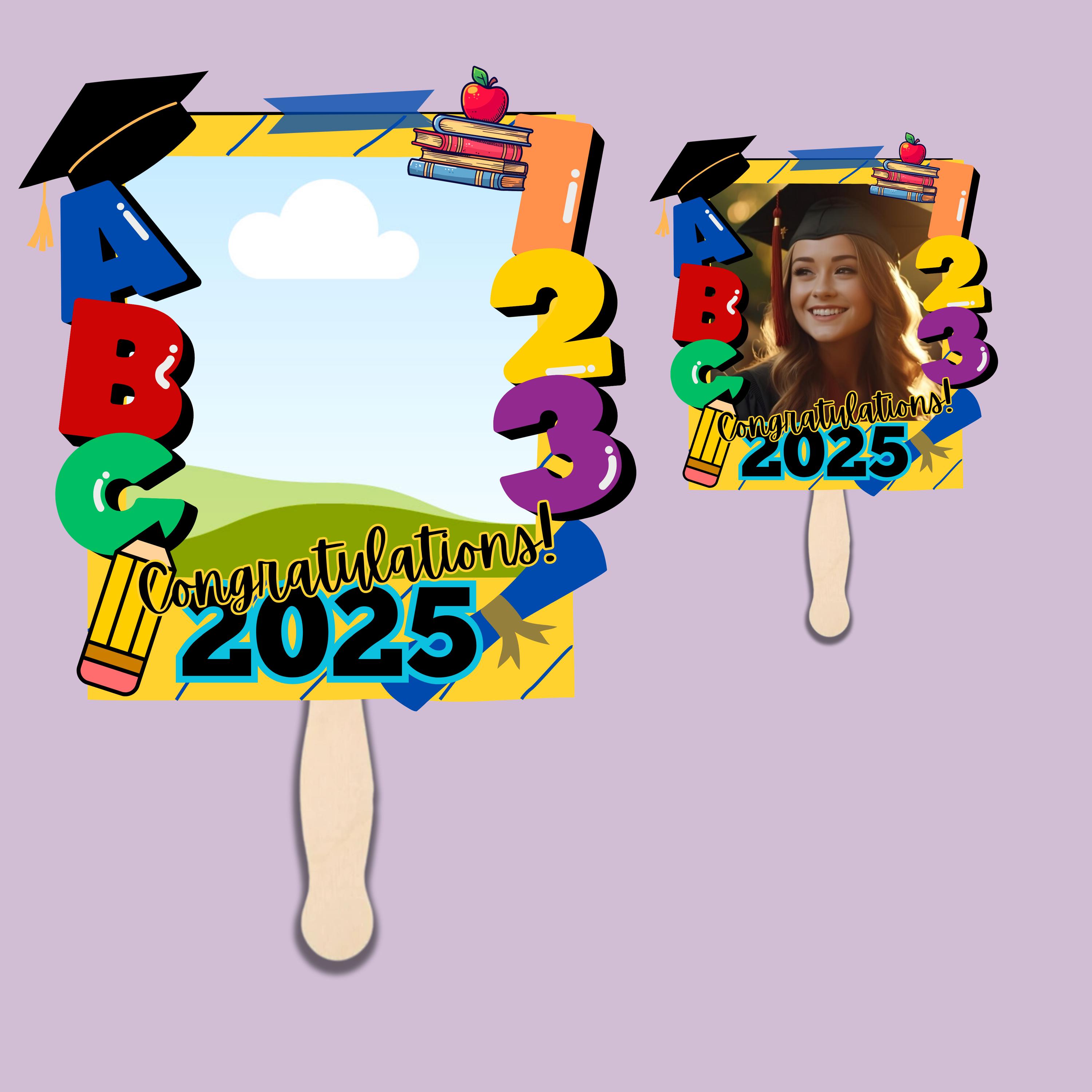 Kids Graduation Fan Bundle | Customizable Templates | Editable Canva ...