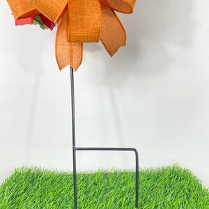 Fall Cemetery Cross Memorial Stake Arrangement, Cemetery Flower ...