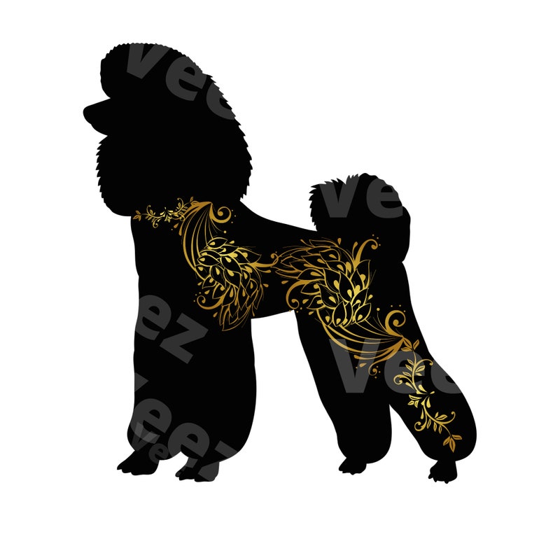 Poodle Svg - Etsy