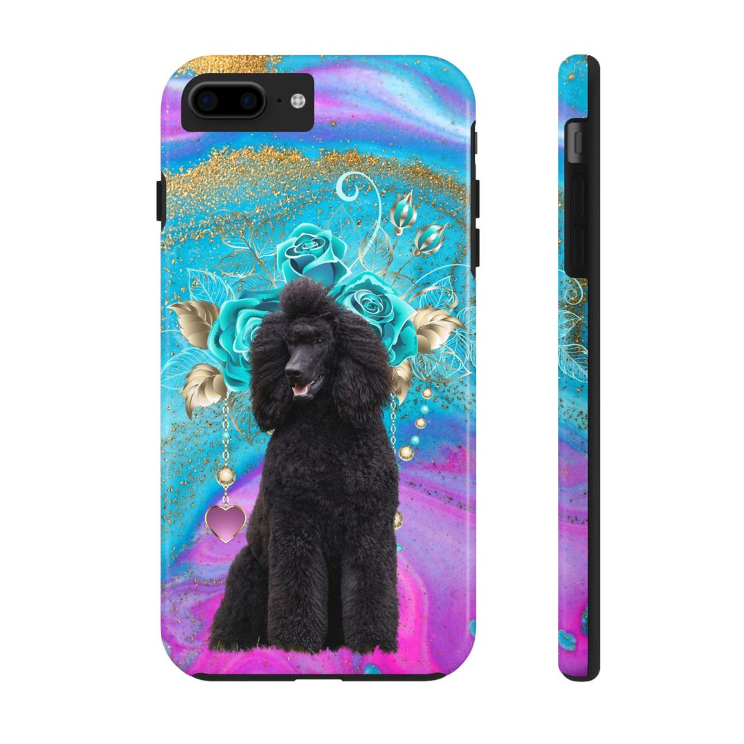 Poodle Phone Case,poodle Owners Gift,black Poodle iPhone Case Protector ...
