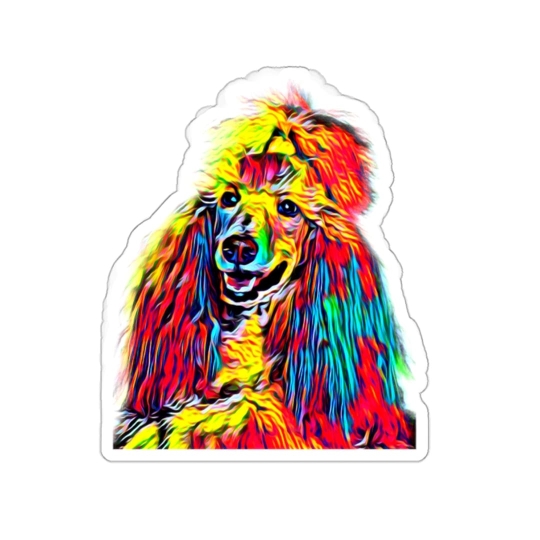 Poodle Sticker,poodle Owners Gift,waterproof,poodle Dog Decal - Etsy