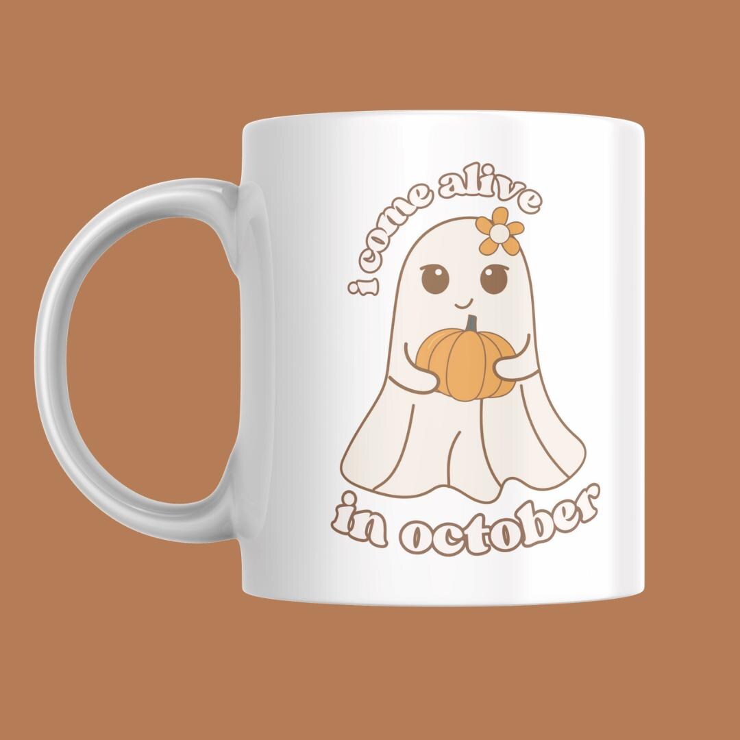 Cute Retro Ghosts PNG Duo | Fall Clip Art | 2 Digital PNG Files for ...