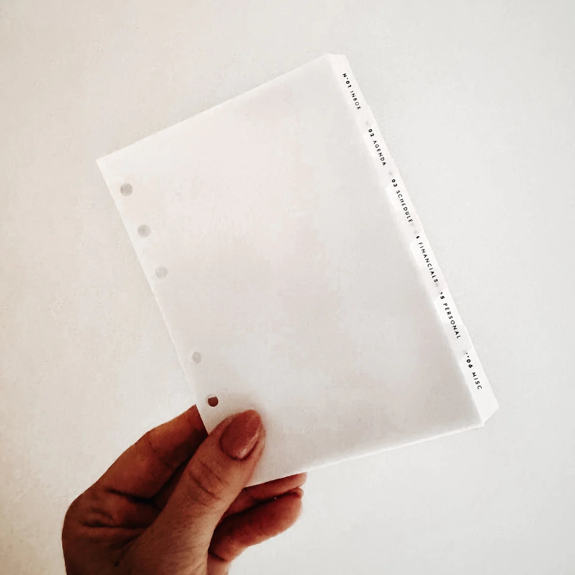 A5 | Printable Side Dividers - Etsy