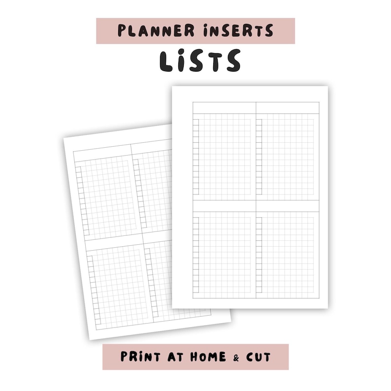 Personal | Printable Lists - Etsy