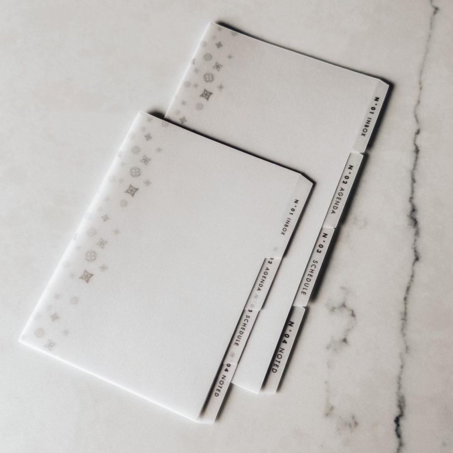 Personal Wide | Printable Side Dividers | Designer Sprinkle - Etsy