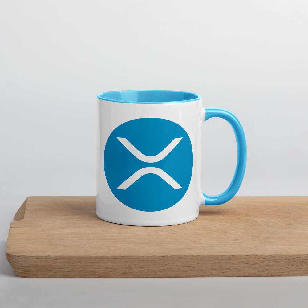 XRP Symbol Colored Mug / XRP Mug / Ripple Mug / Crypto Mug / - Etsy