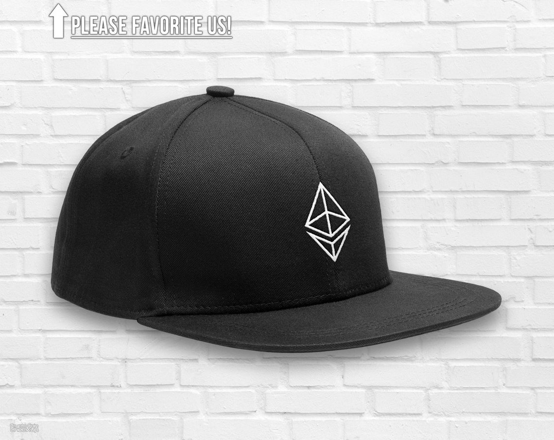 Ethereum Symbol Outline Hat / Ethereum Snapback Hat / Ethereum | Etsy