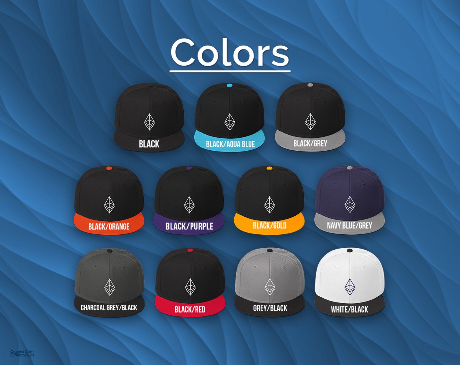 Ethereum Symbol Outline Hat / Ethereum Snapback Hat / Ethereum | Etsy