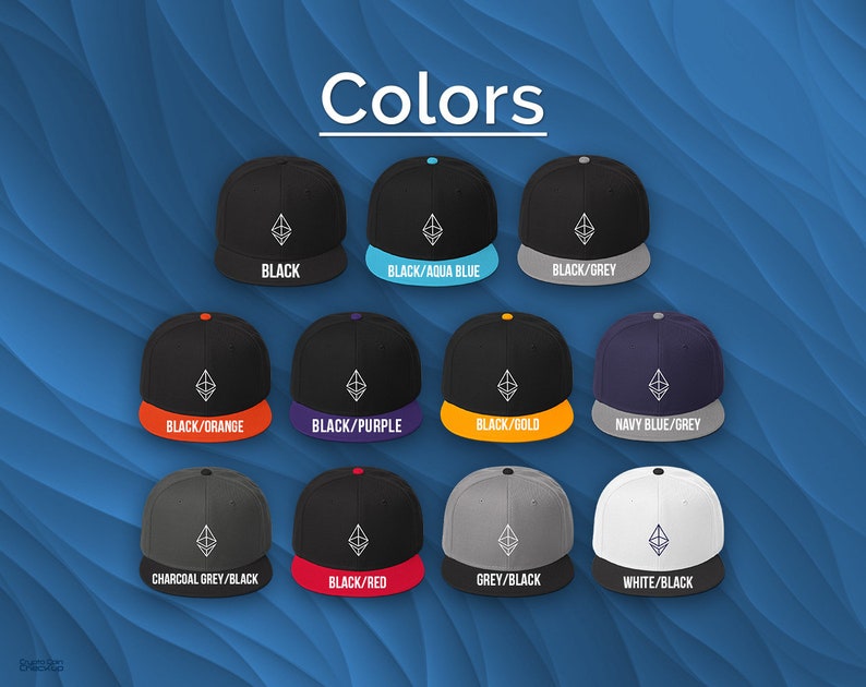 Ethereum Symbol Outline Hat / Ethereum Snapback Hat / Ethereum | Etsy