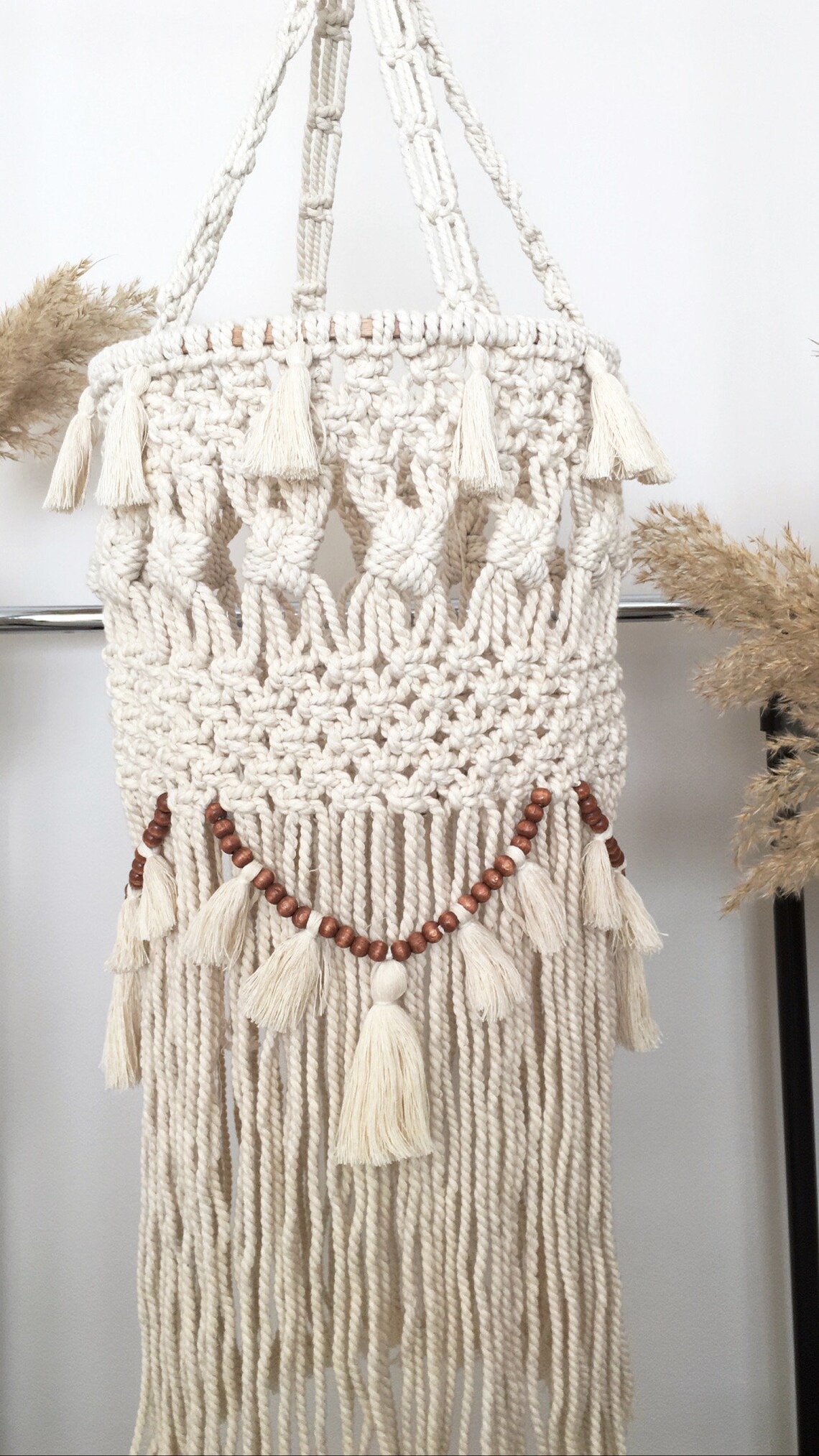 Large Macrame Chandeliermacrame Ceiling Hangingwedding - Etsy