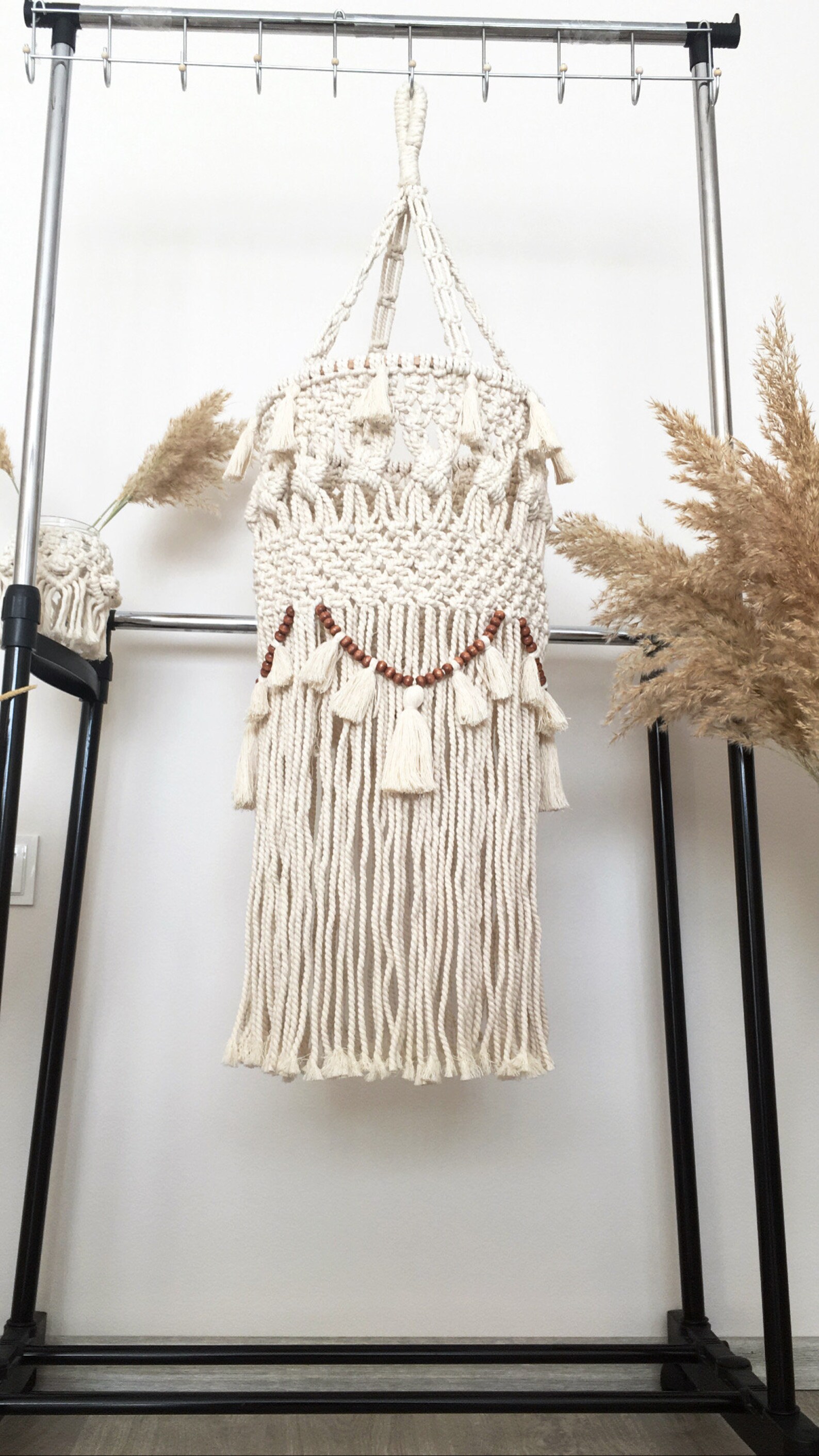 Large Macrame Chandeliermacrame Ceiling Hangingwedding - Etsy