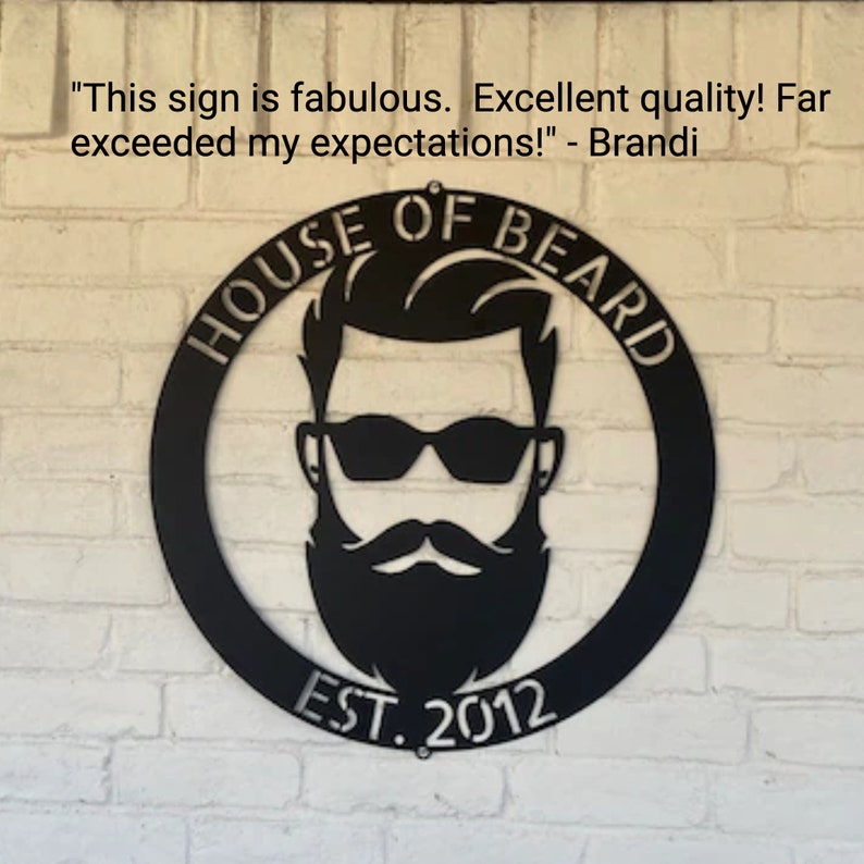 Viking Ring Monogram Steel Sign Custom Metal Sign - Etsy