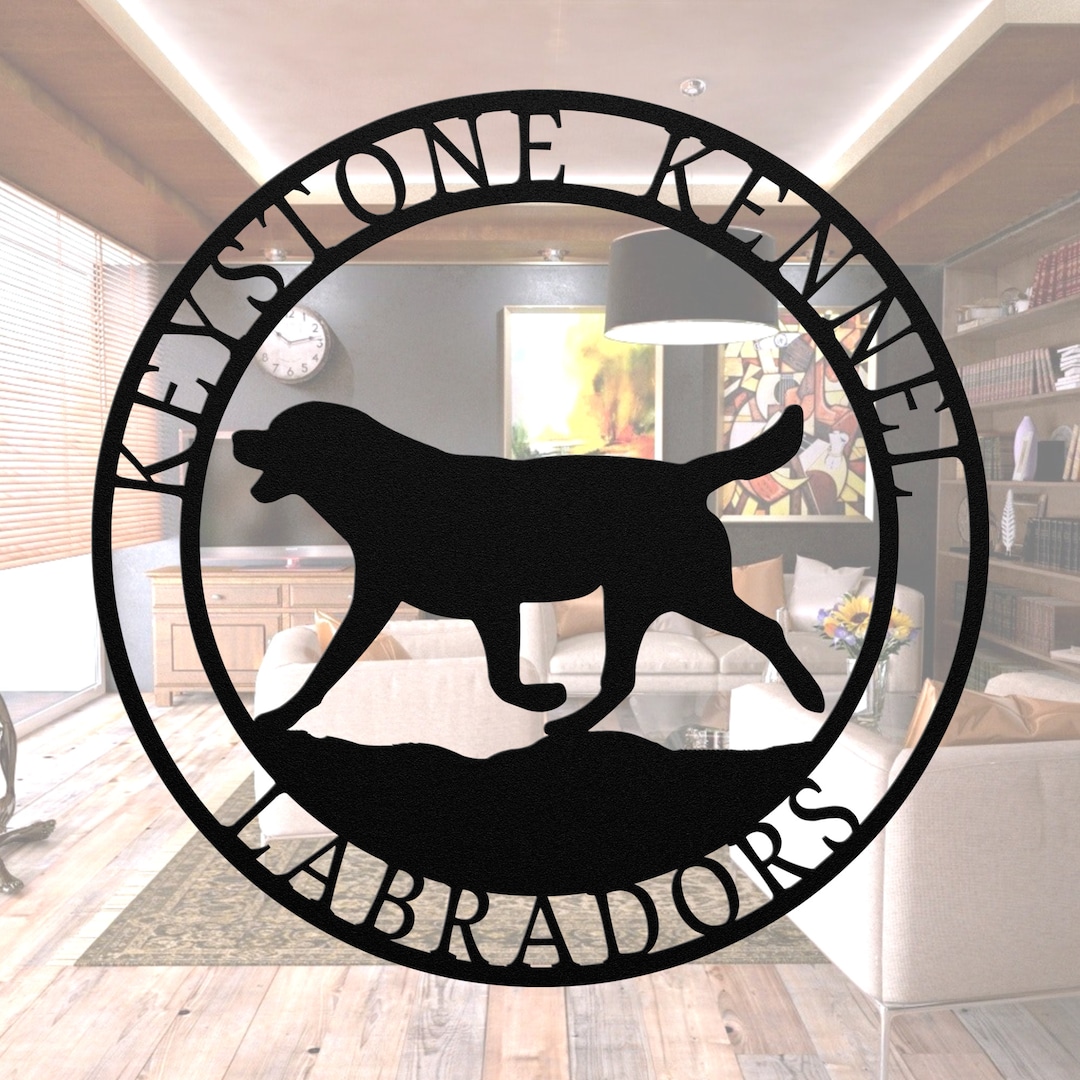 Custom Kennel Sign for Indoor and Outdoor Wall, Home Decor ...