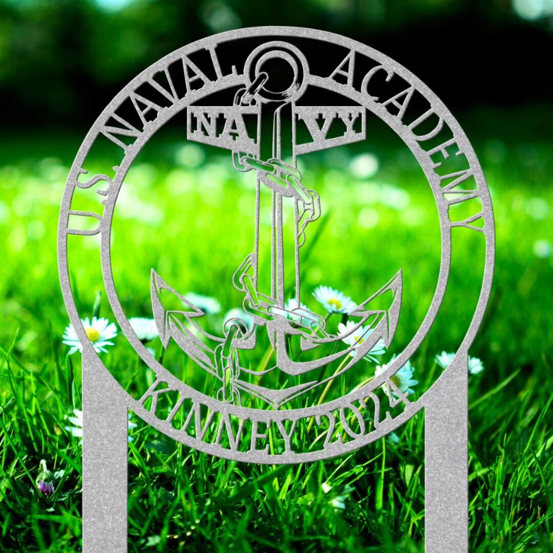 United States Naval Academy, Custom Metal Sign, US Navy Graduate, Naval ...