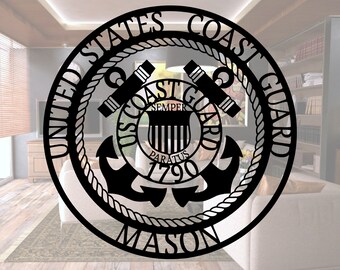 Uscg Metal Sign - Etsy