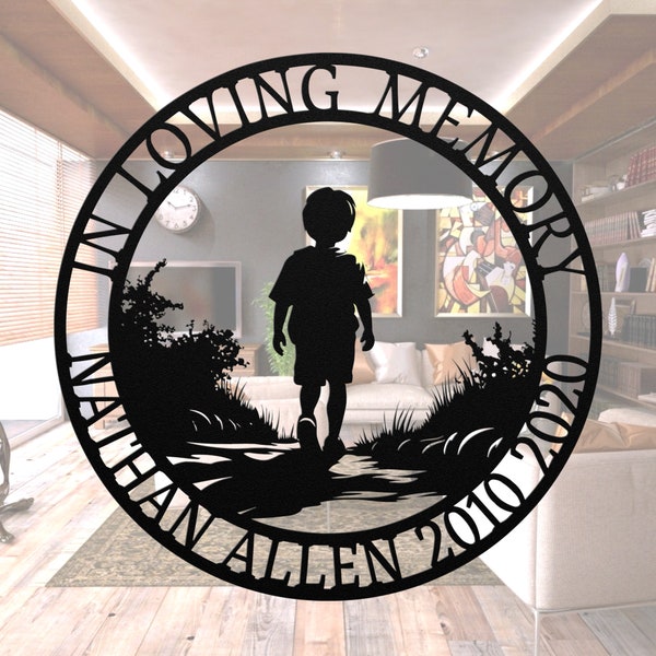 In Memoriam Sign - Etsy