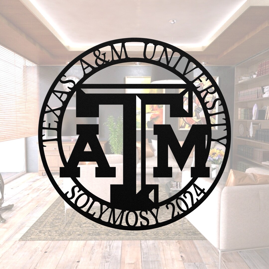 Custom University Metal Sign, University Alumni, Texas Graduate Gift ...