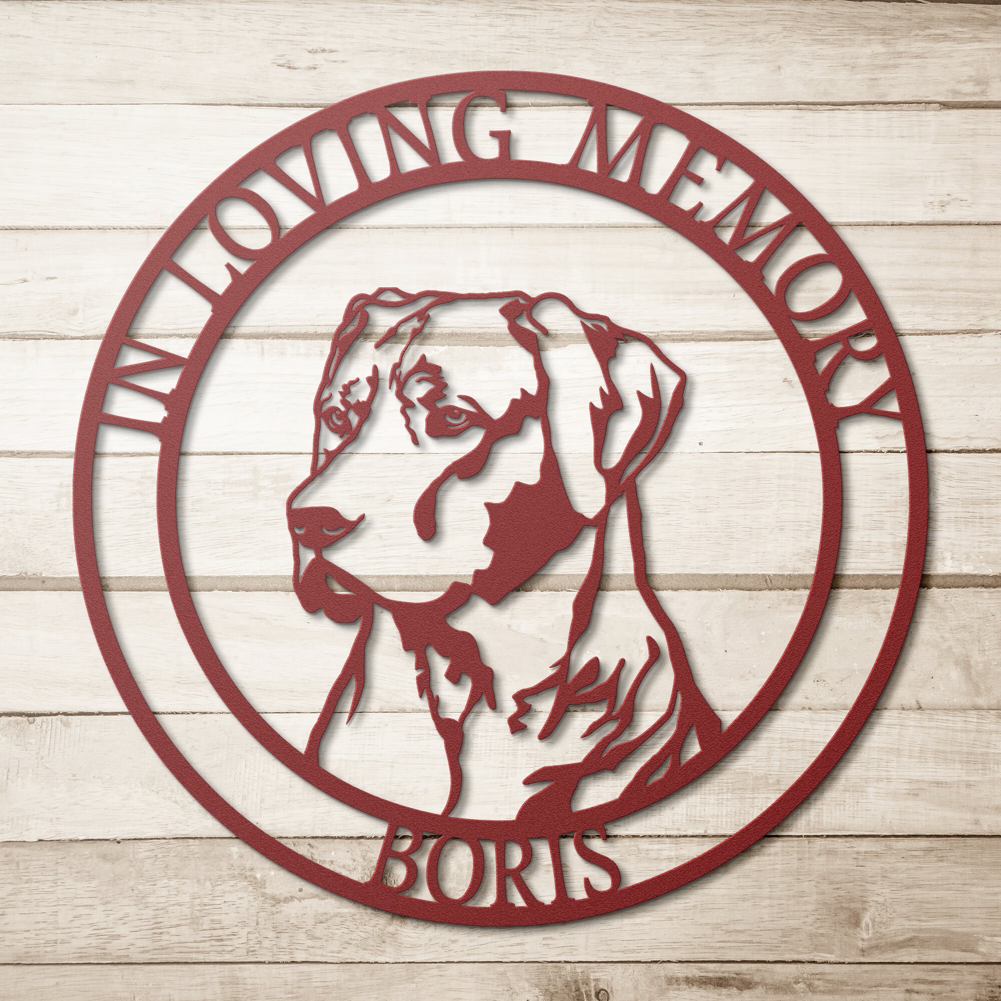 Rhodesian Ridgeback in Loving Memory Ridgeback Name Sign Pet - Etsy