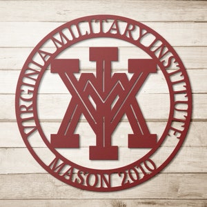 Virginia Military Institute Metal Sign, VMI Custom Sign, VMI Keydets ...