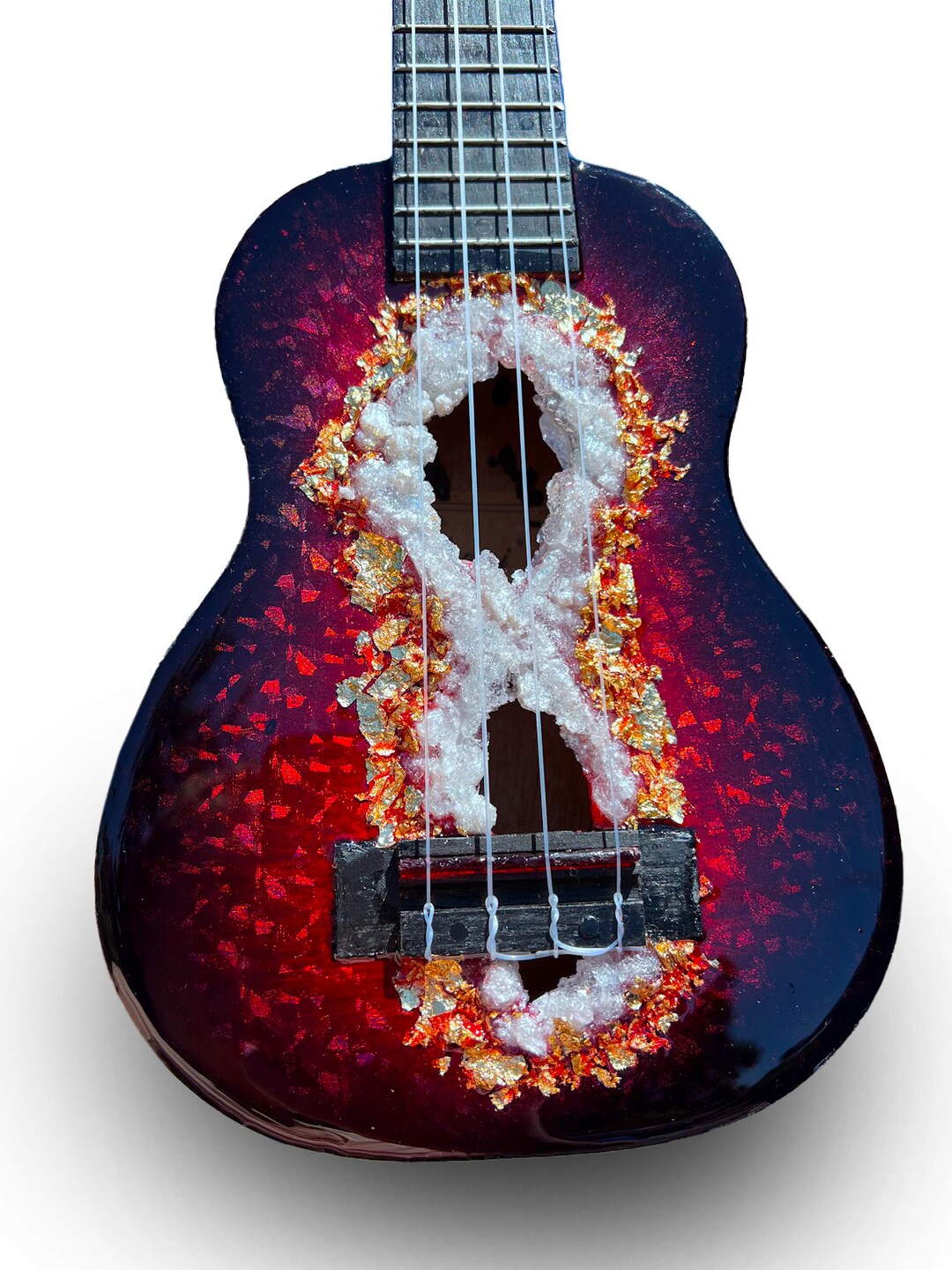Vampire Soprano Geode Ukulele - Etsy