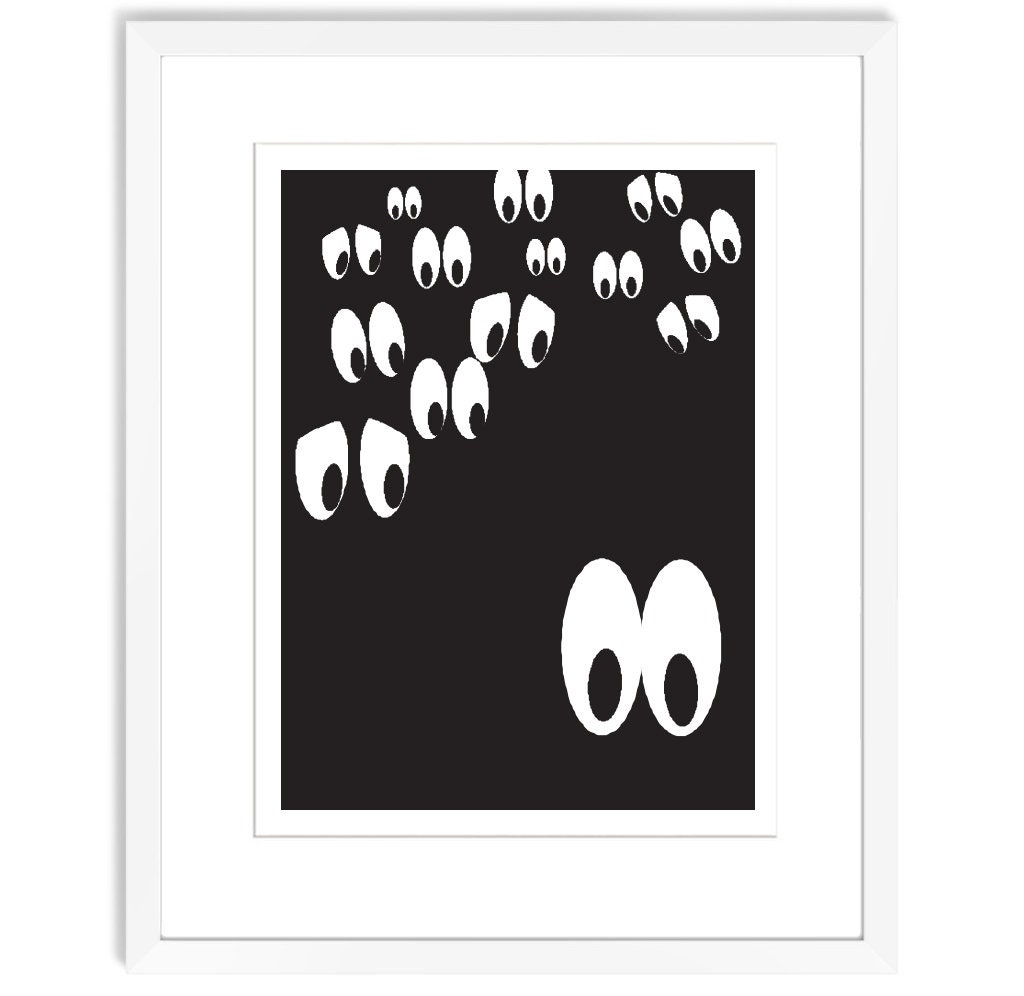 Cartoon Art Funny Art Print Ironic Wall Art Comic Art Minimalist Art ...