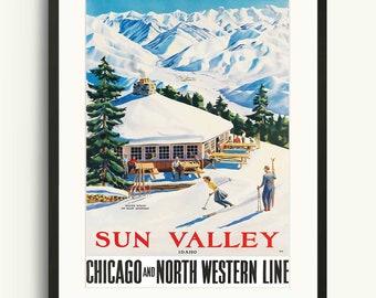Sun Valley Poster - Etsy
