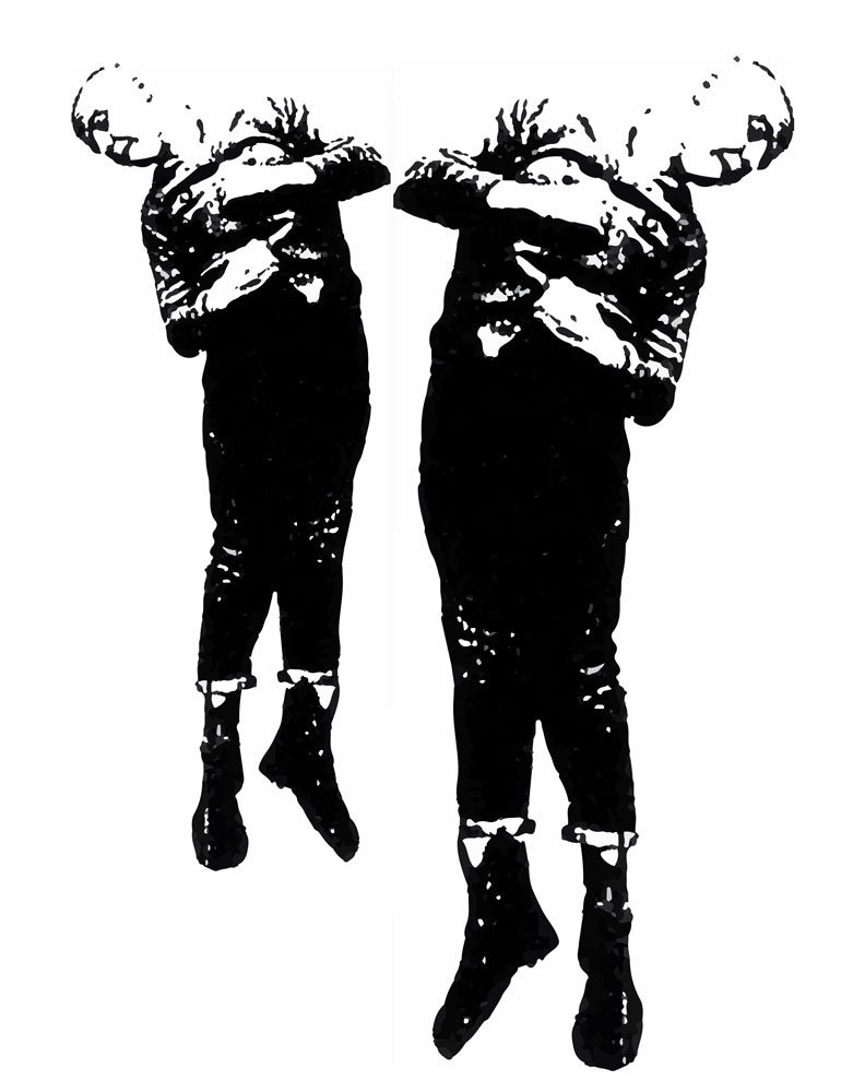 Punk Rock Art Ska British Decor Rock N Roll Decor Punk Kid Skinhead Art ...