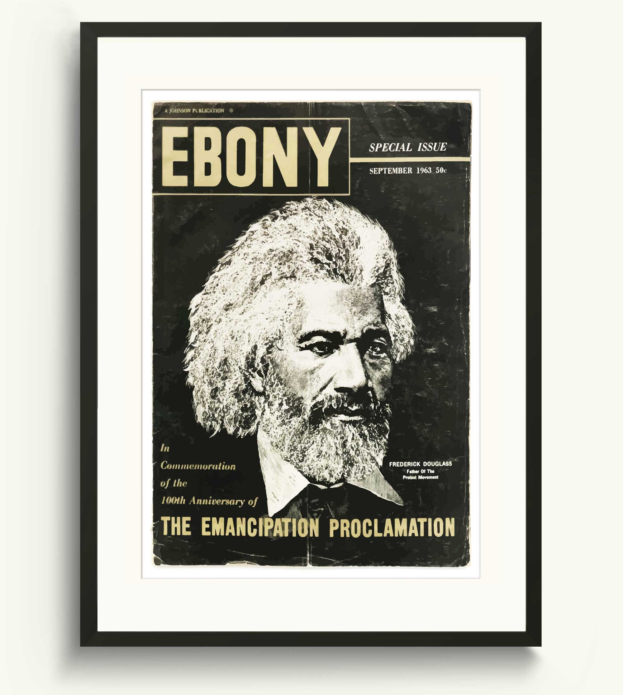 Frederick Douglass Wall Art Print, African American Black Art, Black ...