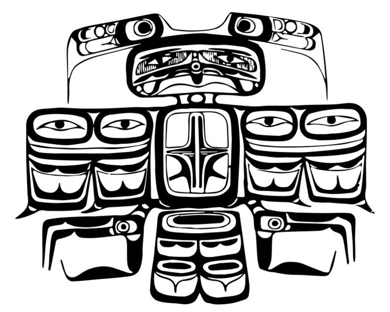 Native American Art Haida Art Design Element Geometric Art Optical Art ...