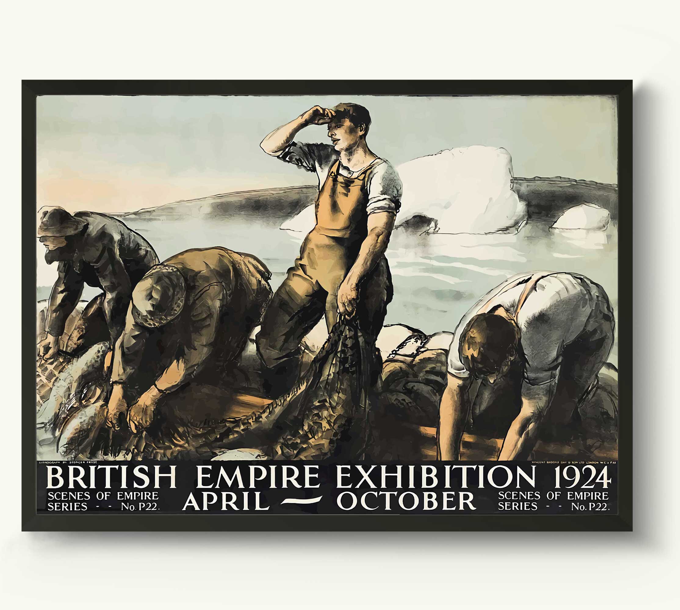 British Empire Exhibition Poster, Scene of Empire Series Art Print ...