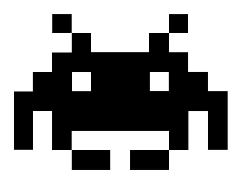 Space Invaders Art Gamer Room Decor Video Game Decor Gamer Gifts ...