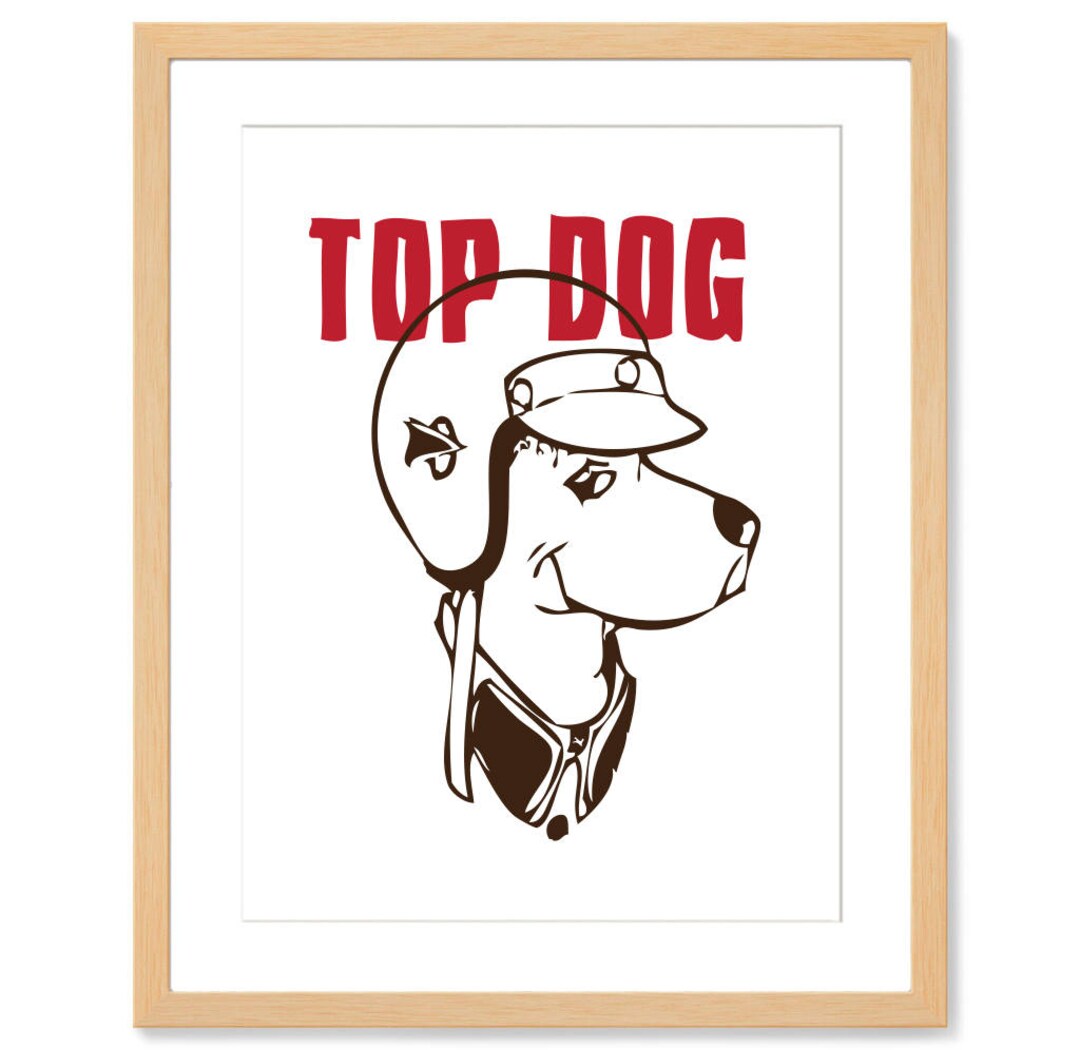 Printable Art Dog Art Print Motorcycle Art Car Racing Art Dog Art Dog ...