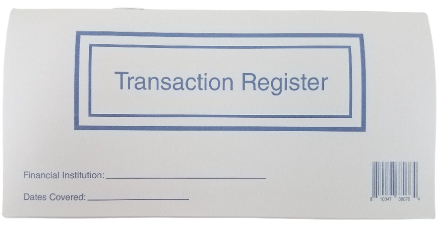 10 Checkbook Transaction Registers 2025 2026 2027 Calendar Check Book ...