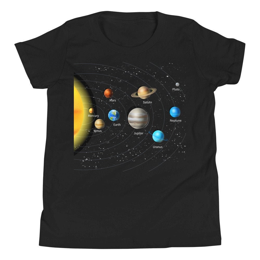Solar System Planets Youth Tee – Space Science Gift - Etsy
