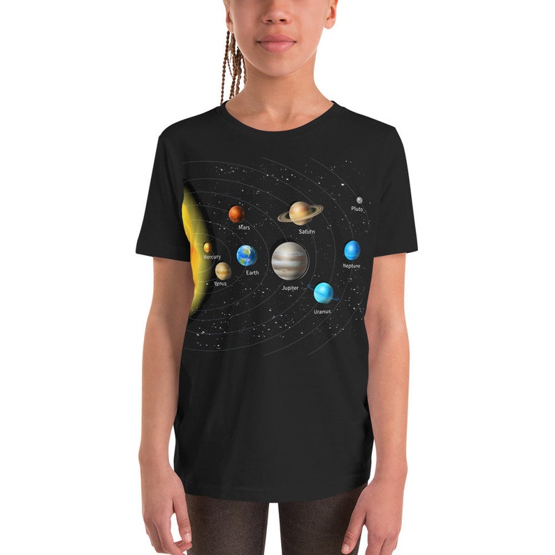 Solar System Planets Youth Short Sleeve T-shirt - Etsy