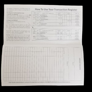 5-checkbook Transaction Registers 2022 2023 2024 Calendar Check Book ...