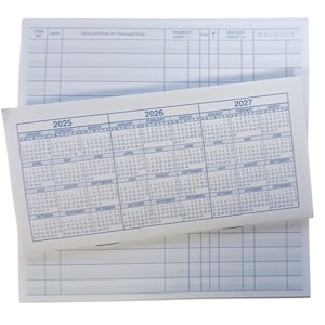 10 Checkbook Transaction Registers 2025 2026 2027 Calendar Check Book ...