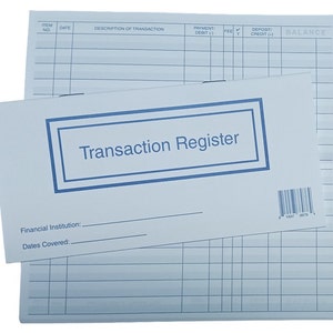 10 Checkbook Transaction Registers 2025 2026 2027 Calendar Check Book ...