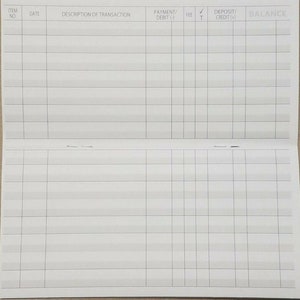 5-checkbook Transaction Registers 2022 2023 2024 Calendar Check Book ...