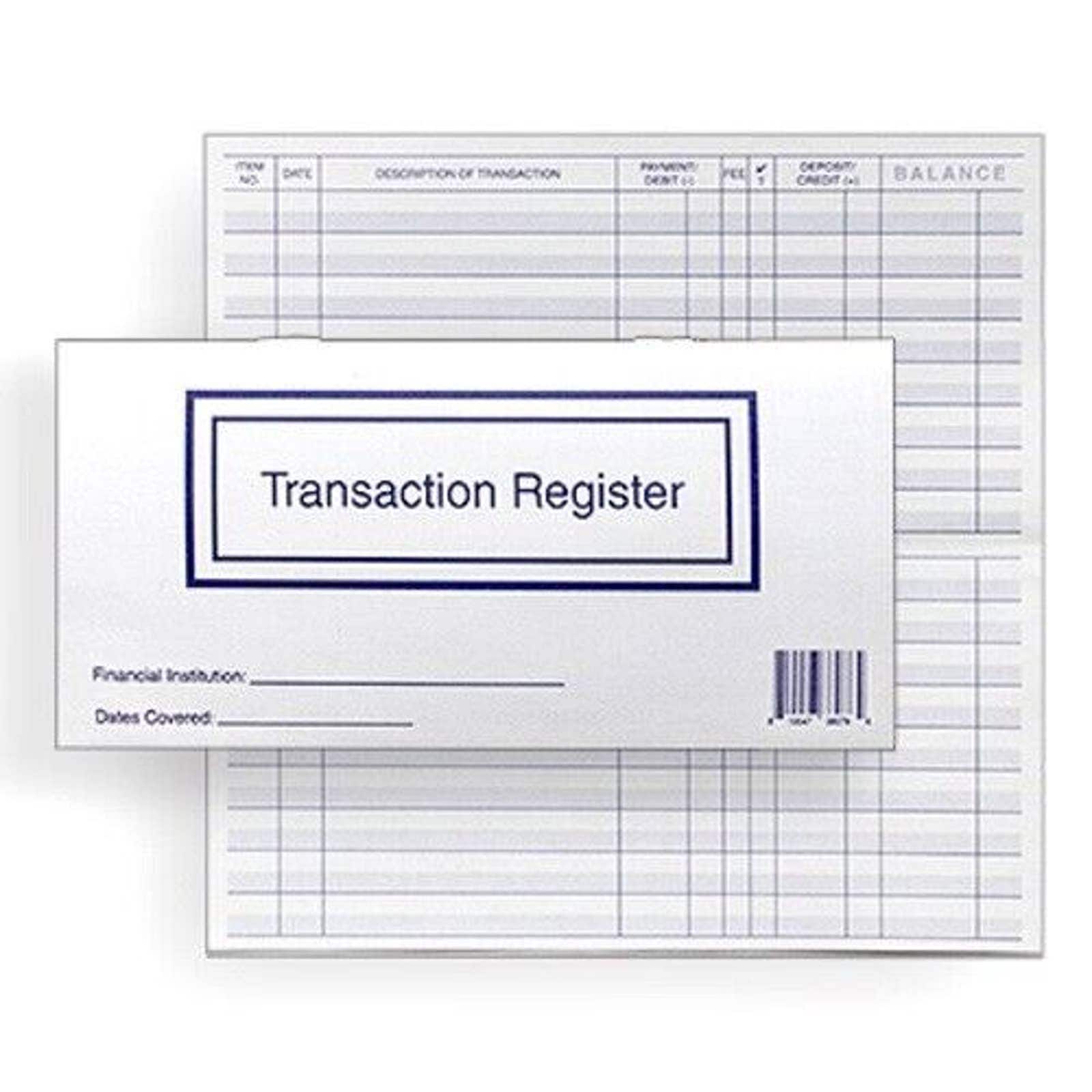 10 Checkbook Transaction Registers 2026 2027 2028 Calendar Check Book ...