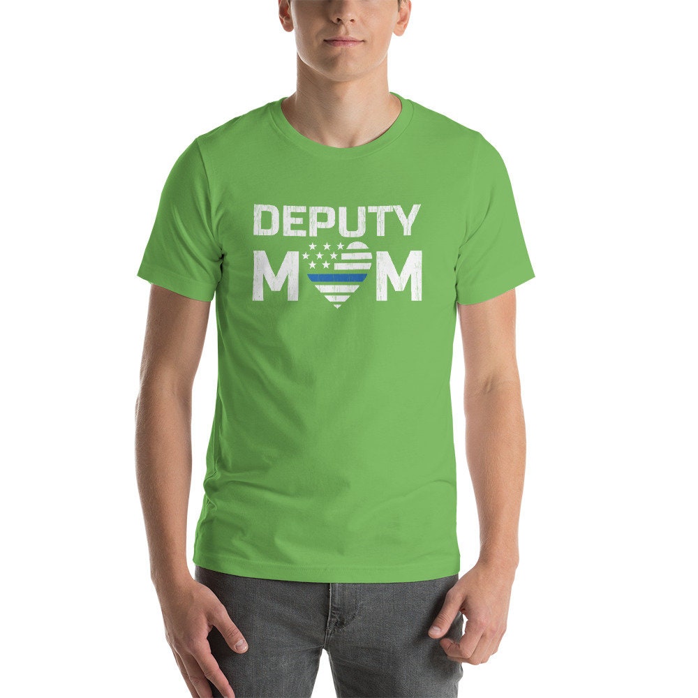Deputy Mom Law Enforcement Family Short-sleeve Unisex T-shirt - Etsy