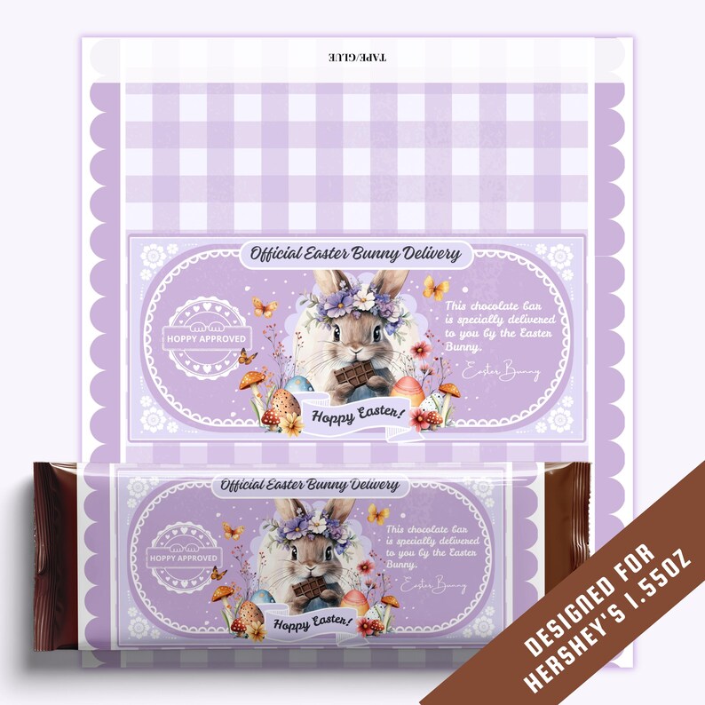 Official Easter Bunny Delivery Wrapper Printable Easter Treat for Kids ...